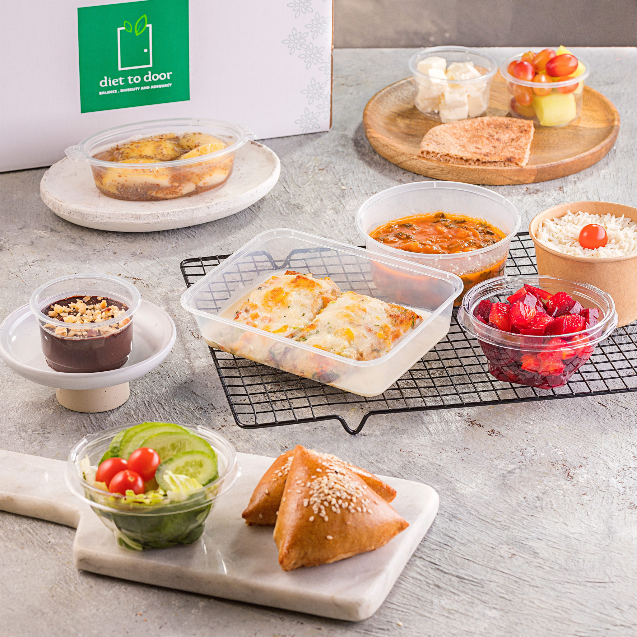 Balanced full day box - diettodoor shop